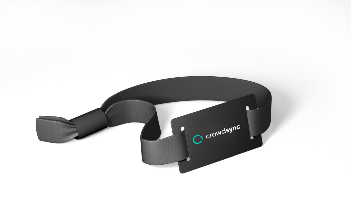 NFC TAGS | Silicone Adjustable Band | CrowdSync Technology